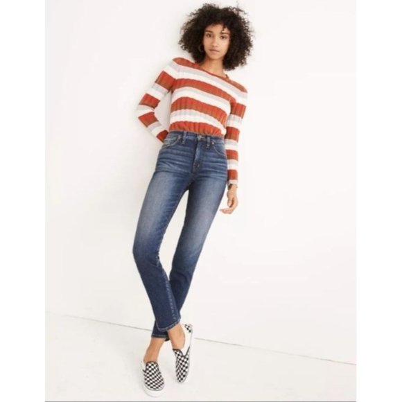 Madewell | Jeans | Madewell J721 Slim Straight Jeans In Hammond Wash Size 27 Retail 1280 | Poshmark